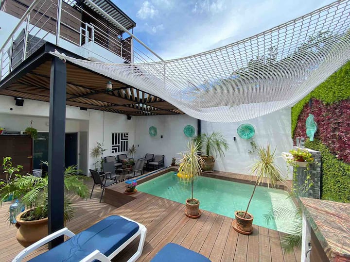 Modern 4br Oasis Two Private Pools Bbq &Relaxation - Puerto Morelos