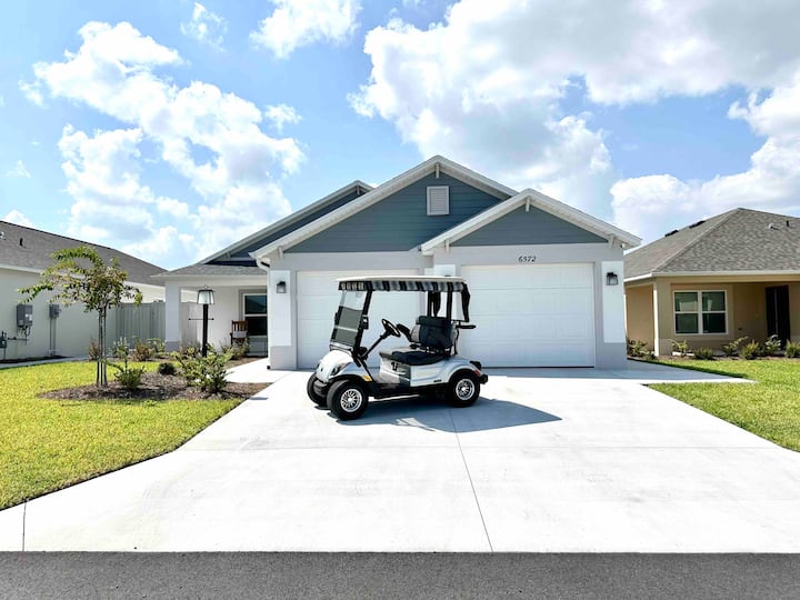 3/2 Courtyard In The Village Of Newell : Golf Cart - Leesburg, FL