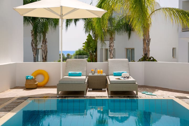 Spacious 4 Bedroom Sea Front Villa W/private Pool - Protaras