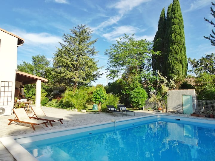 Maison D'exception* Piscine 10*5m* Jardin* Calme - Lunel