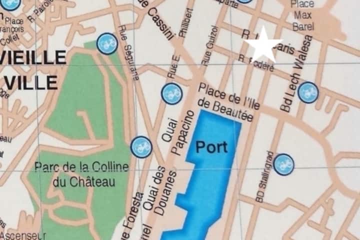 Nice Port 3 Bedrooms With Views And Ac. 5th Floor. - Nizza