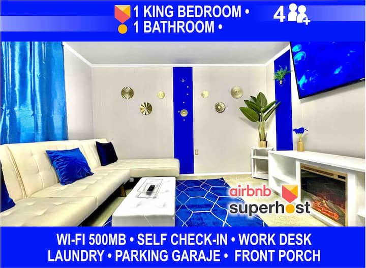 Sapphire Haven: Cozy 1br Upper Unit• 8 Min Airport - Cleveland, OH