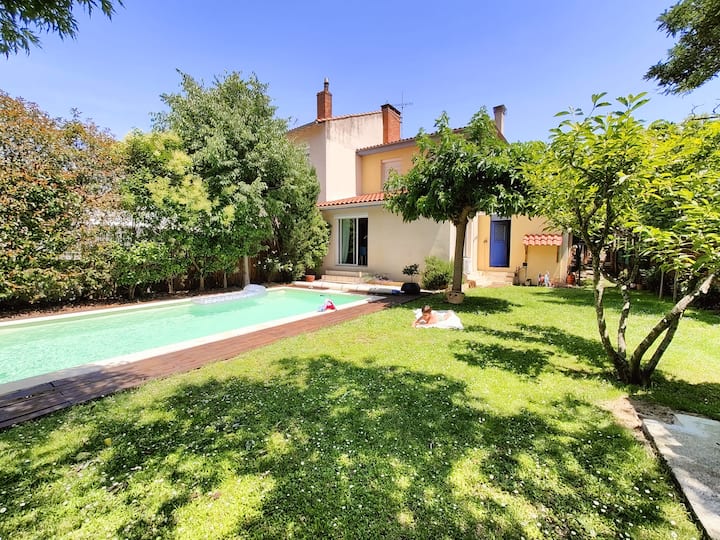 Proche Métro Agréable Maison Jardin Piscine - Toulouse