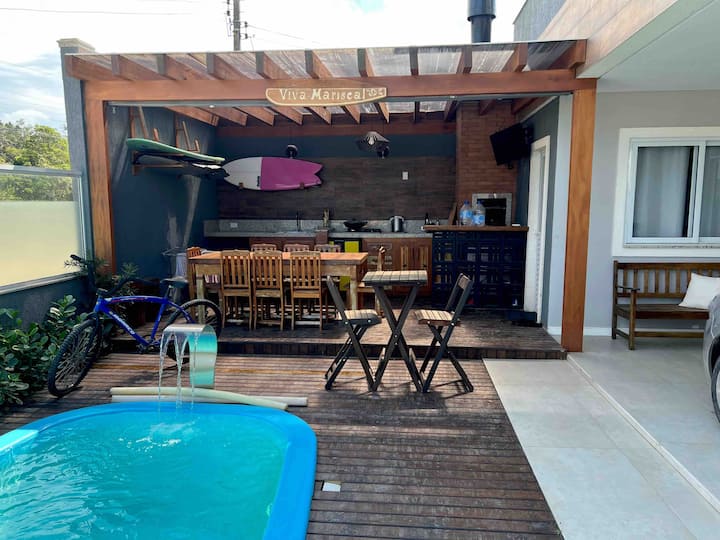 Casa Moderna Com Piscina, Conforto E Segurança - Porto Belo