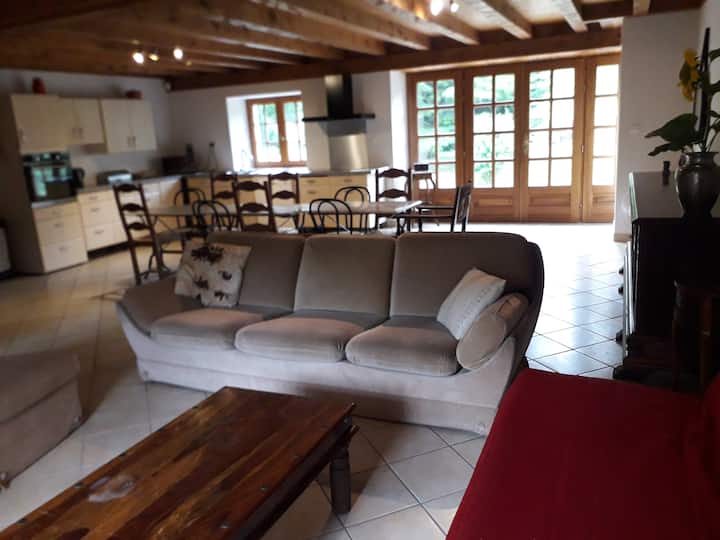 Chambre 4 Ds Ancienne Ferme Rénovée Bord Rivière - Haute-Loire