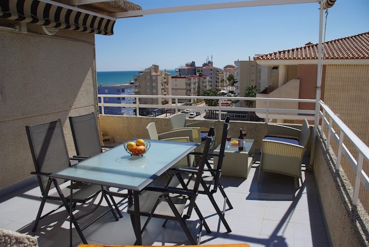 Belles Vues Apt 3 Chambres Bord De Plage, Piscine - Xeraco