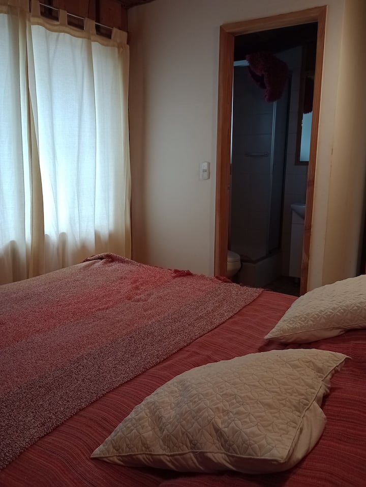 Habitación Peinetas, Baño Privado, Hostal - Pucon