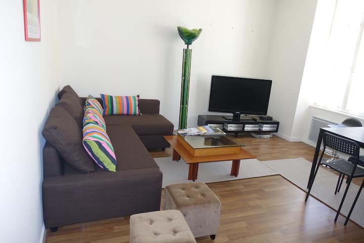 T3 En 3*, 4 + Bébés, Cœur-ville Wifi  Pmr+parking - Biarritz