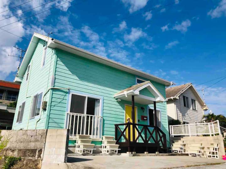 Green House By The Sea - Okinawa Prefecture, Japan