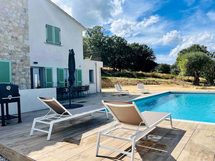 Villa Antitude Avec Piscine - Corsica