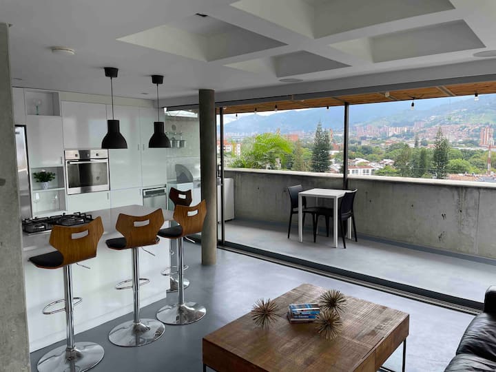 Patio Bonito Smart Loft Close To Provenza - Medellín, Colombia