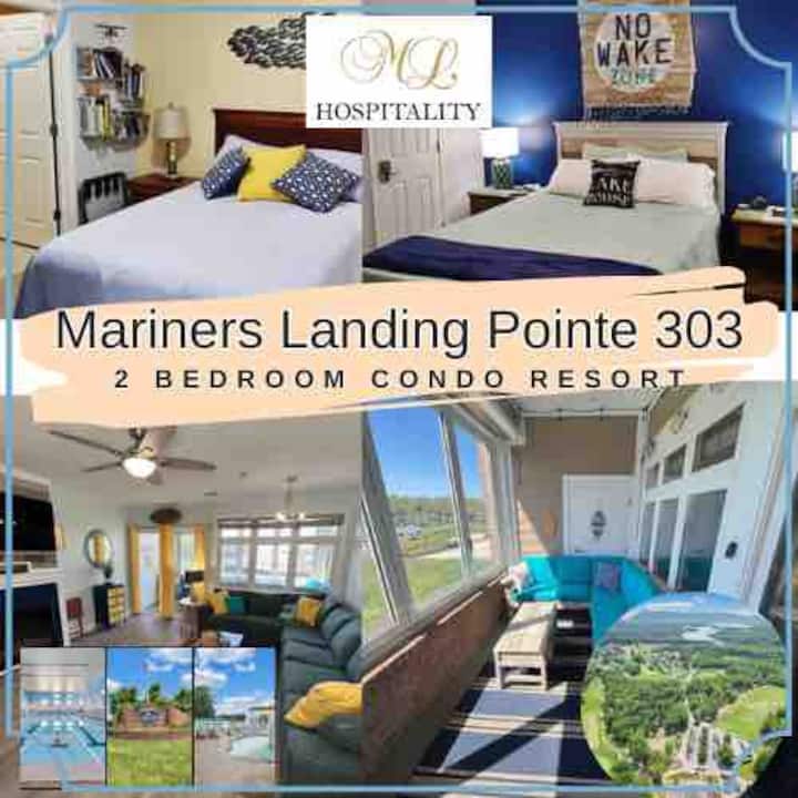 Mariners Landing: Lakefront 2 Bedroom Condo #303 - Smith Mountain Lake, VA