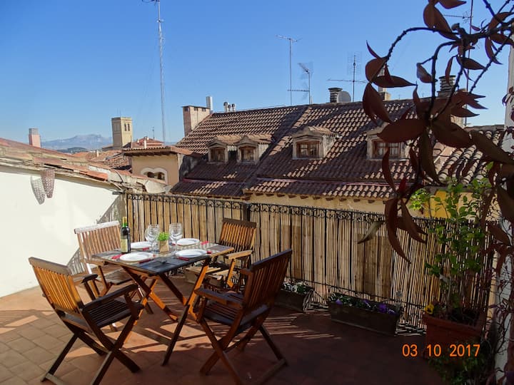 Calle Laurel!  Loft- Terraza Para 4 A 6 Personas - Logroño