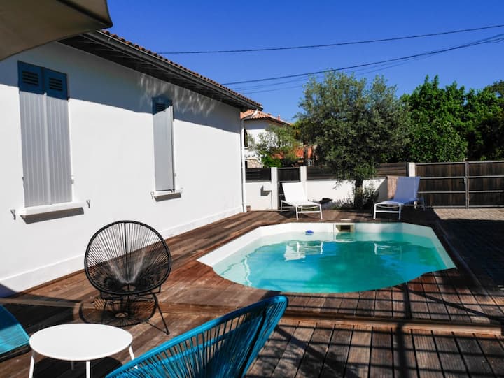 Bassin D'arcachon Charmante Villa De 4 à 10 Pers - Andernos-les-Bains