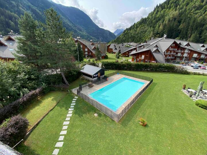 Appart. Cosy   Grand Balcon Wifi  Piscine - Les Contamines-Montjoie
