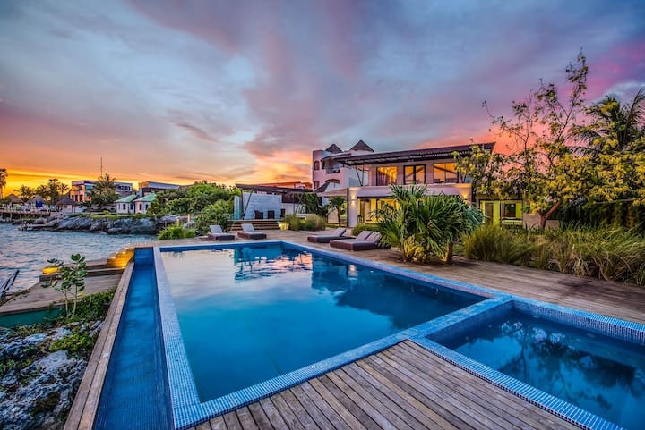 Casa Isla Bajo-casa De Lujo En Isla Mujeres - Isla Mujeres