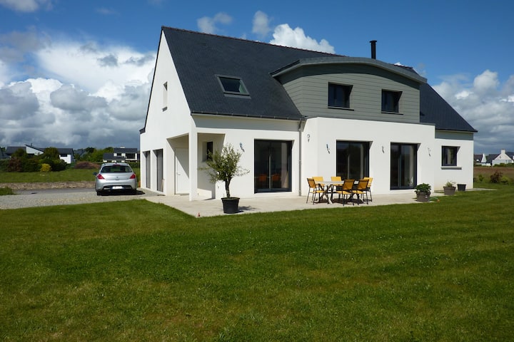 Maison Neuve Avec Jardin - Mousterlin 300 M Plage - Fouesnant