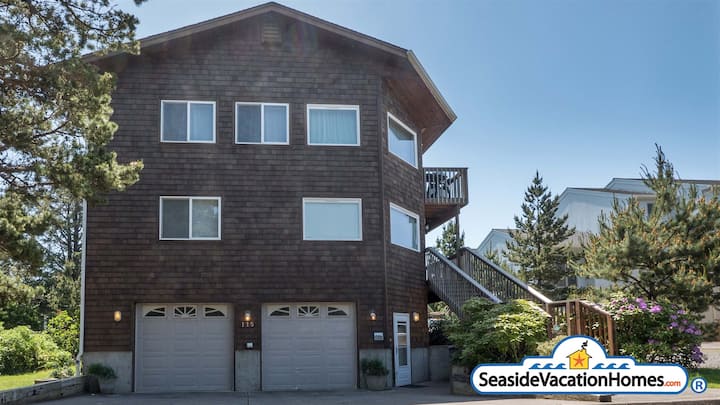 Hidden Cove At Seaside Beach: - Ocean View - 115 Ft To Beach - Seaside, OR