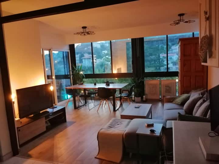 Grand Appartement De 80m2 à 2 Pas Des Plages - Roquebrune-Cap-Martin