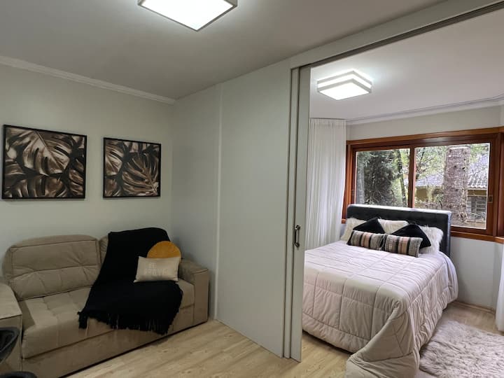 Apartamento Central Com Lareira Em Gramado - Gramado