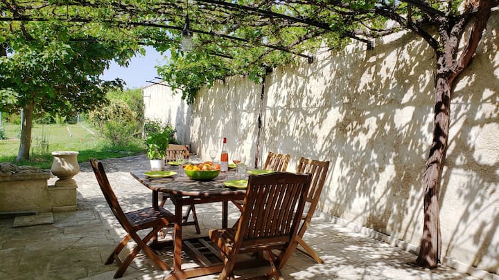 Charmant Rez De Jardin En Provence - Saint-Laurent-des-Arbres