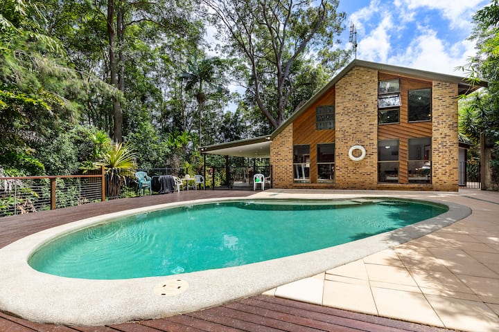 Noosa Hinterland Rainforest Escape With Pool. - Pomona