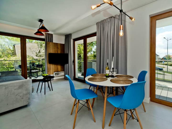 Blueapartpl Charming Apartment With One Bedroom - Jastarnia