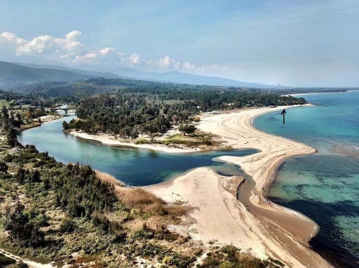 Villa D'exception Pieds Dans L'eau Sur Belle Plage - Korsika