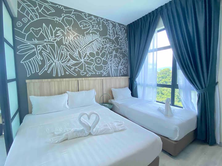 New!【canopy@jq13a】premierseaview-suriajettygayast - Kota Kinabalu