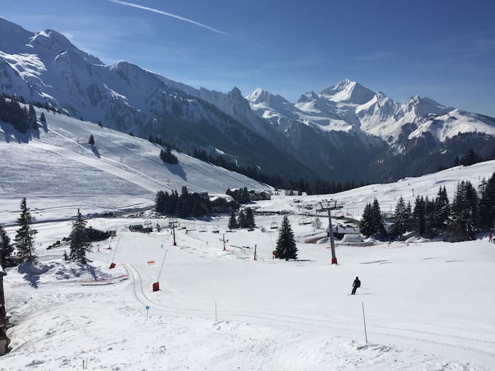 Appart Plein Sud (211)- Skis Aux Pieds, Super Vue - Manigod