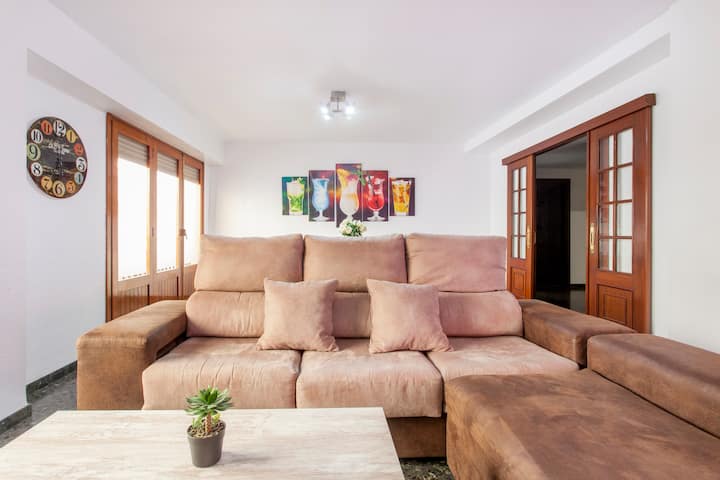 Old Town Flat + Wi-fi + Supermarket - Alboraya