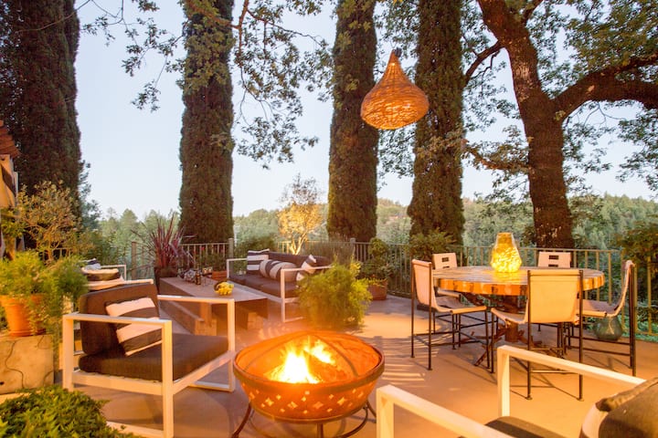 Modern Compound On Vineyard, With Guest House - Calistoga, CA