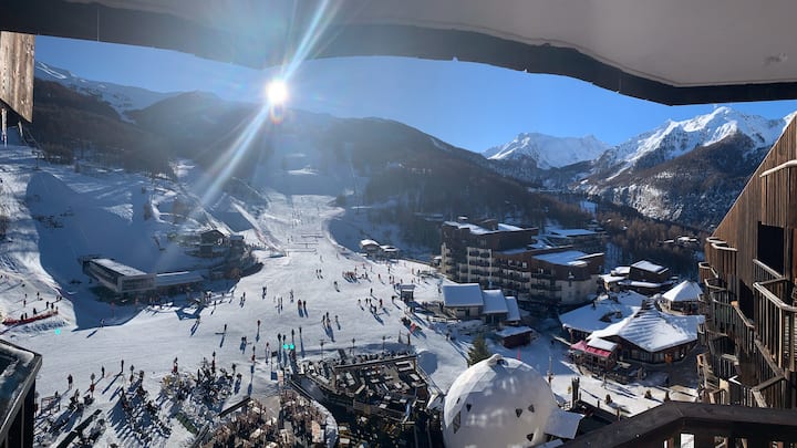 Les Orres 1650 Duplex 10 Pers Vue Pistes Au Sud. - Crévoux