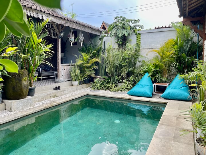 Canggu North 2 Bed Room Tropical House With Pool - Canggu