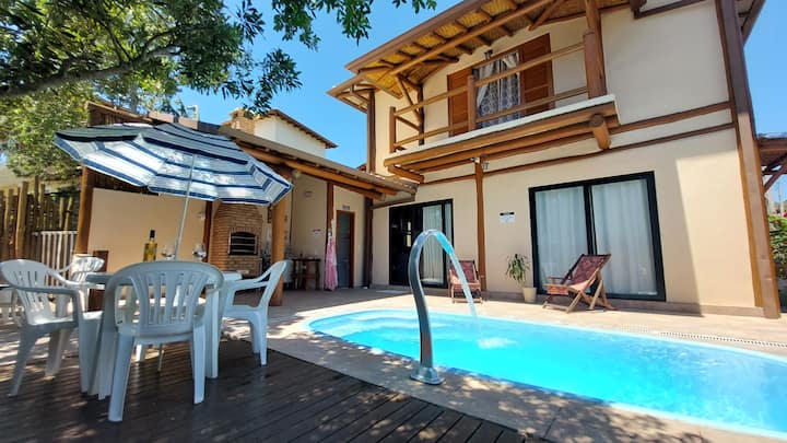 Casa 03 Suítes, Piscina, Ar Condic, Wi-fi, Garagem - Ilhabela