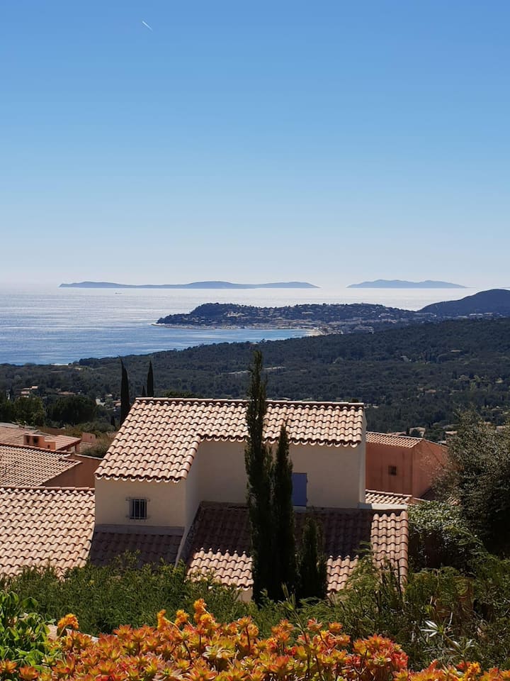 T3, Superbe Vue Mer, Piscine Et Parking Privé - Ramatuelle