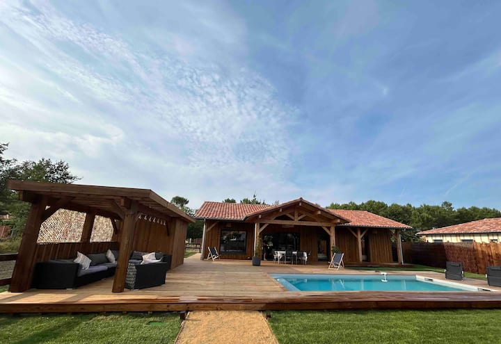 Maison Avec Piscine - Saint-Girons Plage