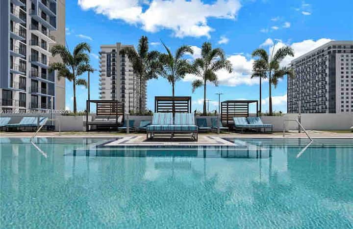 D1608 Awesome Downtown Doral 1/1 Apartment - Doral, FL