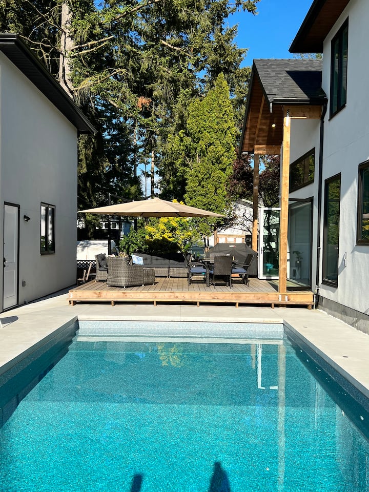 Luxury 5br Home W/pool&hot Tub Perfect 4 A Getaway - ラングリー