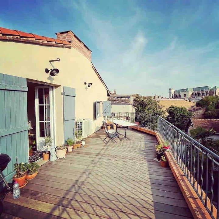 Petit Nid Perché En Hyper Centre Avec Terrasse - Montauban