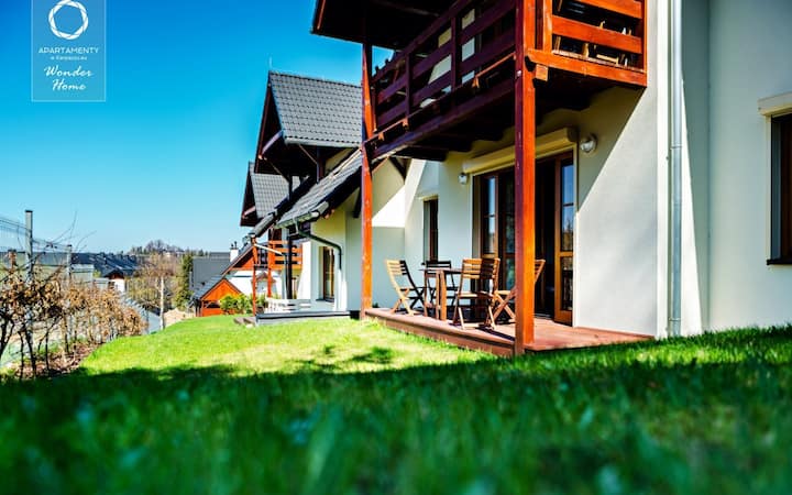 Everest - Domek Z Tarasem I Kominkiem - Karpacz