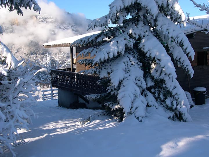 Chalet Avec Vue Sur La Chaine Des Aravis - 4 à 6 P - Les Carroz d'Arâches
