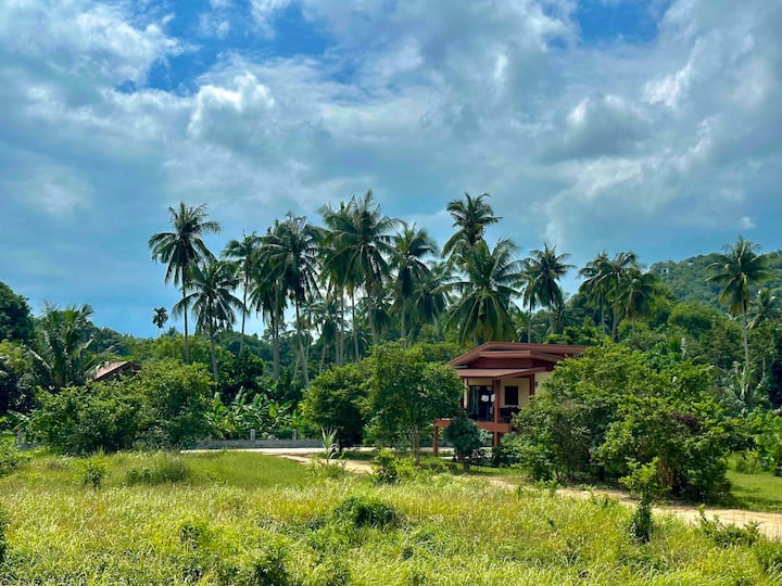 Quiet Spacious House Jungle Hills View Good Wi-fi - Ko Pha Ngan