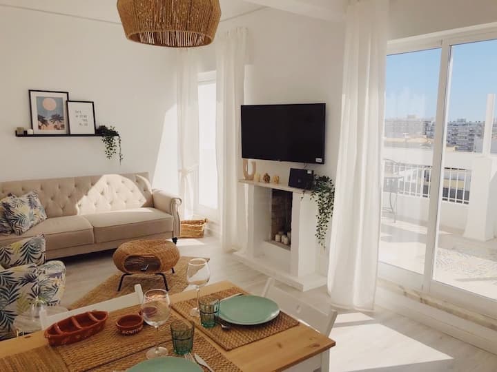 Boho Chic Penthouse In Faro - Faro