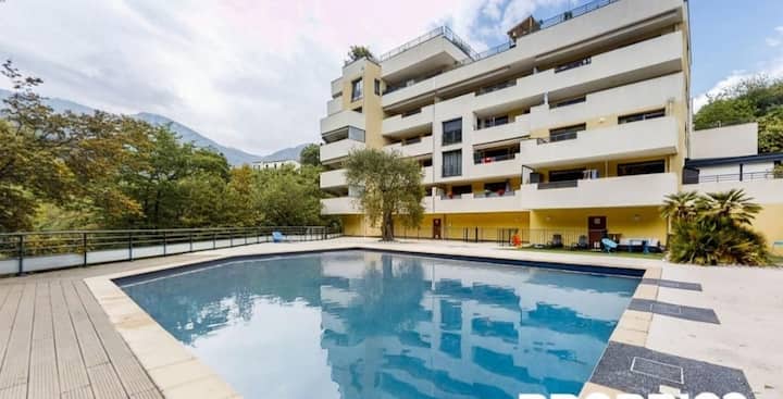 Superbe Appartement, Piscine, Parking. - Menton