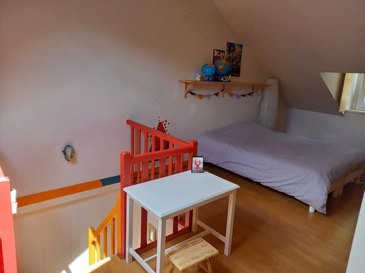 La Maison Tintin Et Sa Terrasse - Yport