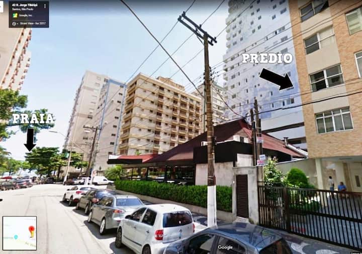 Apto Praia Gonzaga - Santos (100 Metros Da Praia) - Santos State
