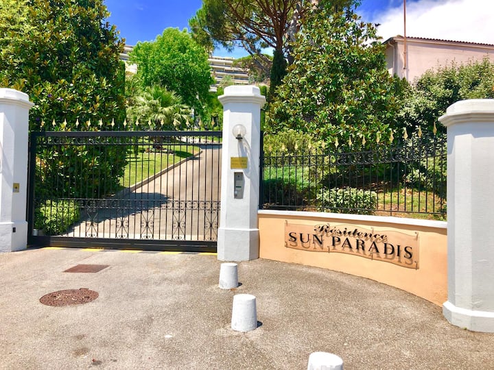 Charmant Studio, 300 M Plage, Vue Iles De Lérins - Alpes-Maritimes