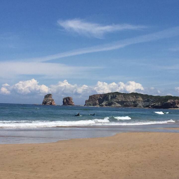Apto. 3 Hab,1 Baño,terraza Y Jardin. Hendaya Playa - Hendaye