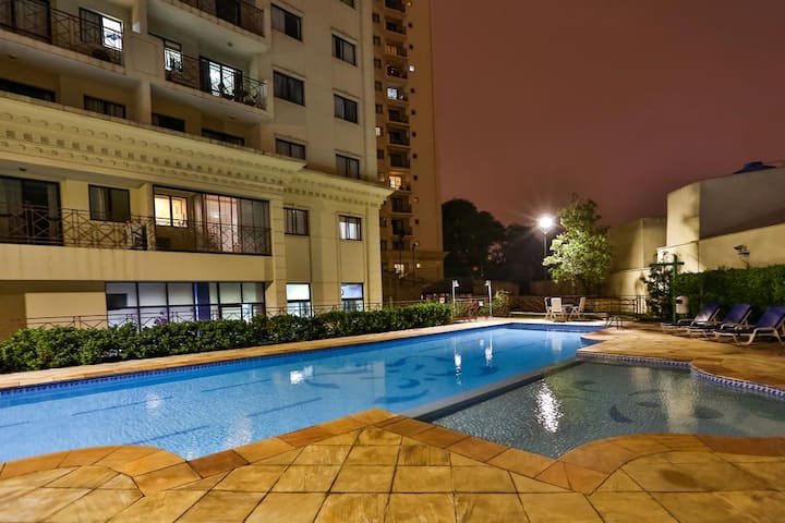 Flat 2 Dorm - Vista Maravilhosa - Estac. Incluso - São Paulo